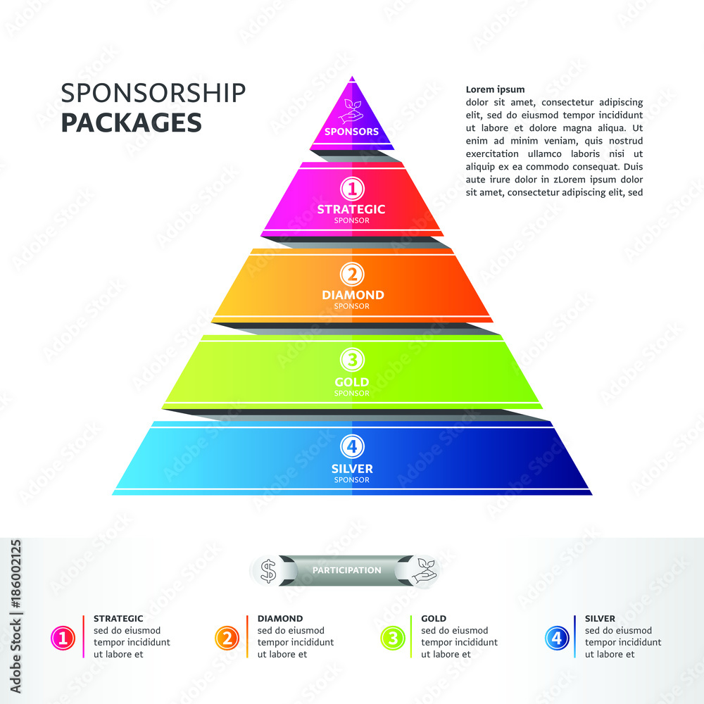 business concept timeline. Infographic template, realistic paper steps ...