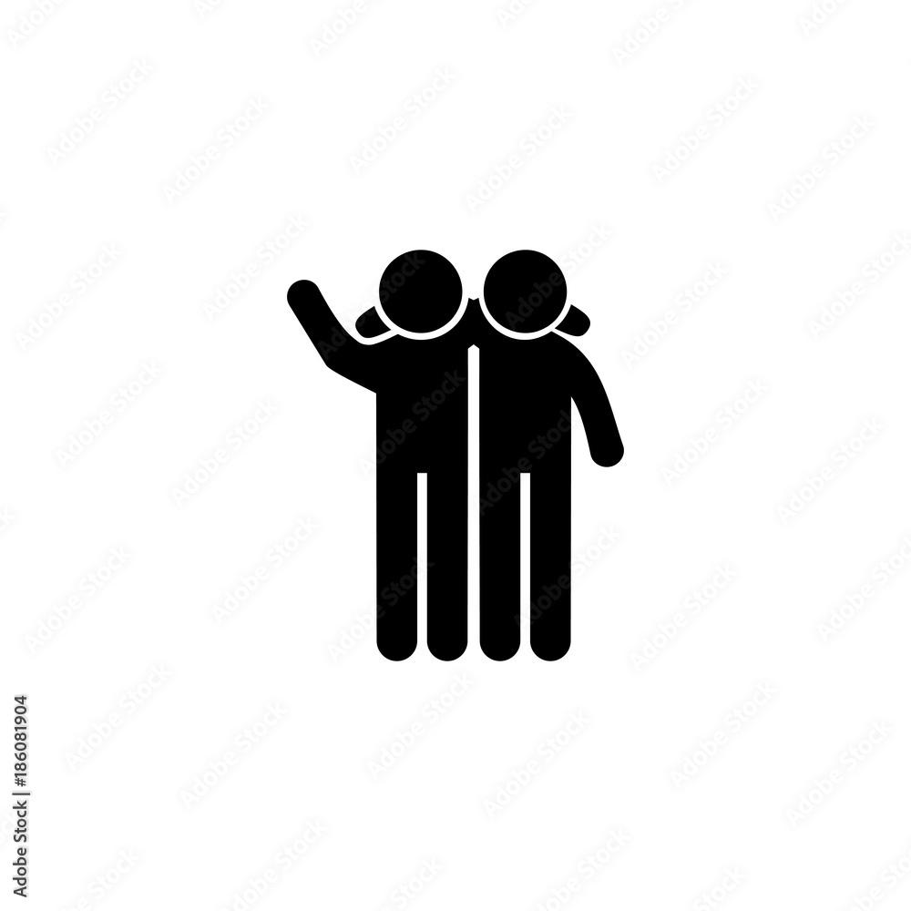 friends vector icon Stock Vector | Adobe Stock