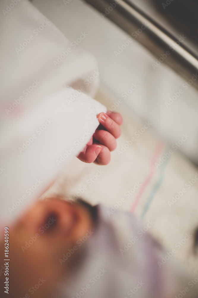 Newborn Little Fingers Stock Photo | Adobe Stock