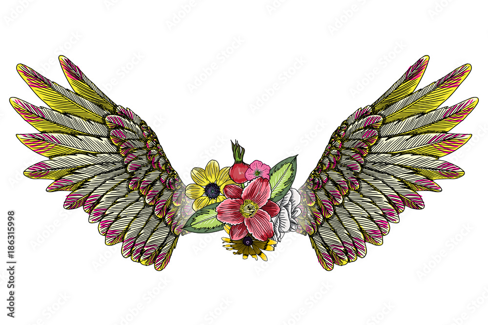 Roses Drawings With Wings