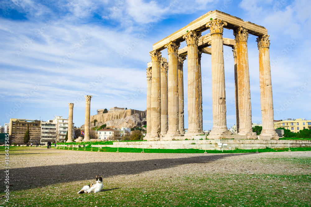 The Temple of Olympian Zeus (Greek: Naos tou Olimpiou Dios), also known ...