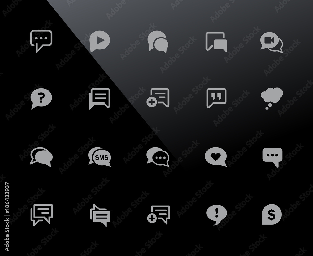 Bubble Icons // 32px Series - Vector icons adjusted to work in a 32 ...