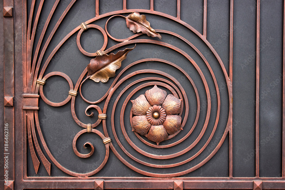 Wrought Iron Gate Details
