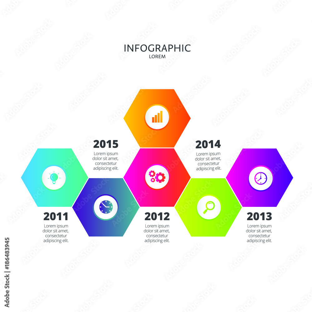 Abstract infographics icon options template. Vector illustration. Can ...