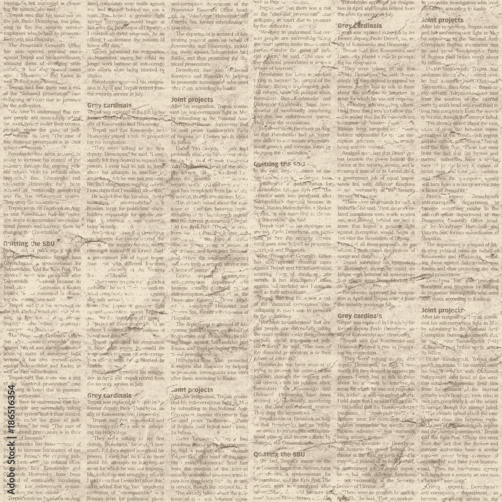 Newspaper texture seamless background Stock Illustration | Adobe Stock