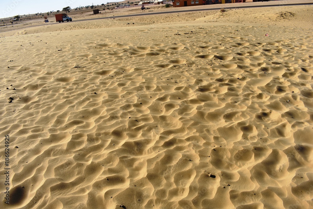 sam sand dunes in thar desert jaisalmer rajasthan india Stock Photo ...