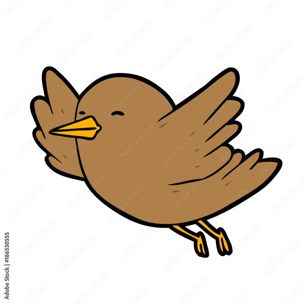 Cartoon Birds Flying