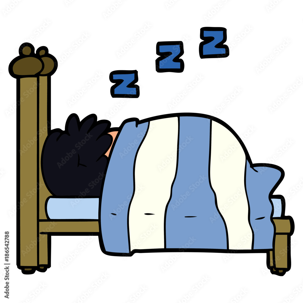 Snoring Man Clipart Free