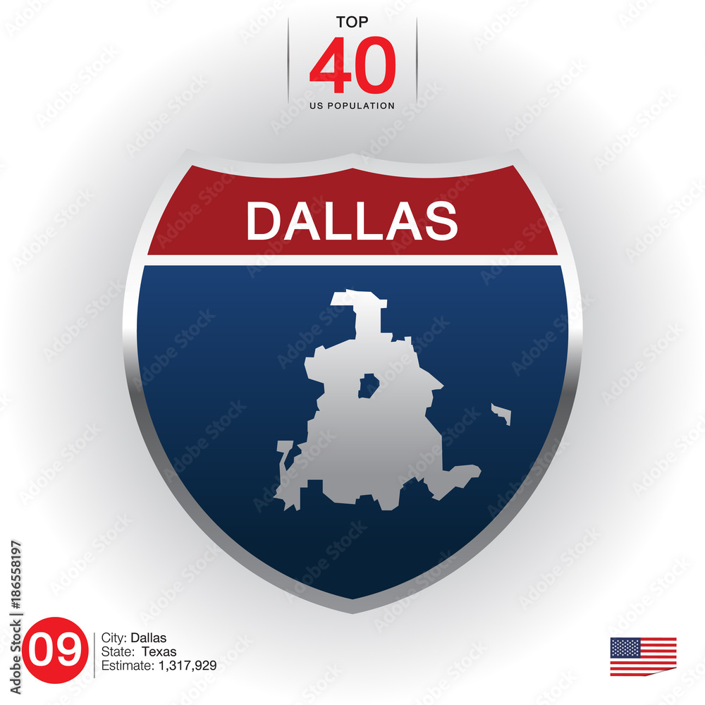 The City label and map united state of america In American Signs Style ...