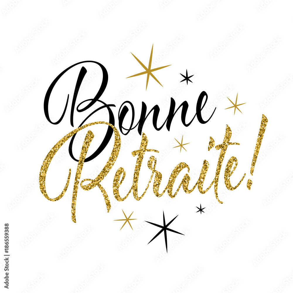 Bonne retraite ! Stock Vector | Adobe Stock