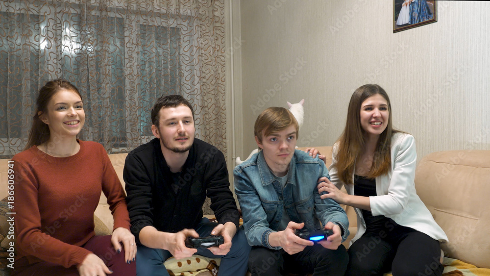 Couples Playing Video Games