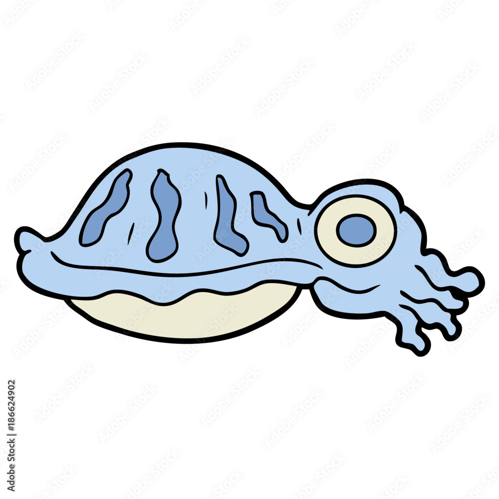 cartoon squid Stock Vector | Adobe Stock