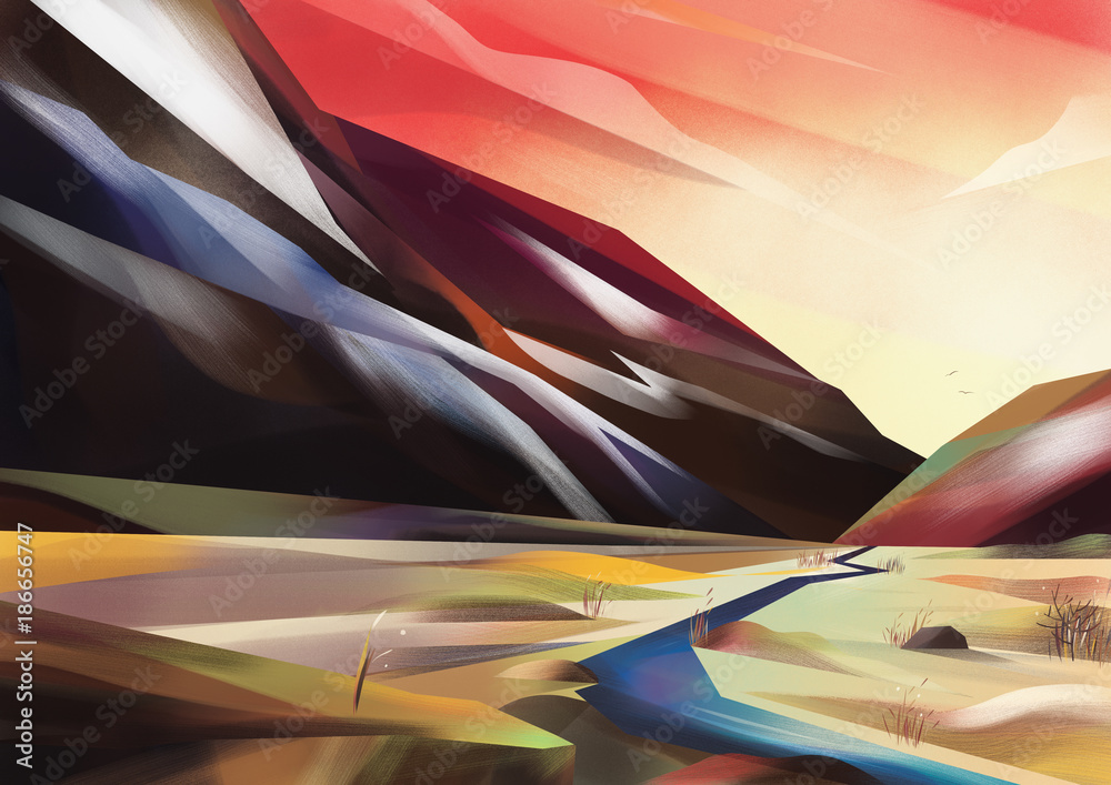 Plains Stock Illustration | Adobe Stock