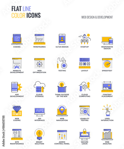 Cloud Api Flat Design