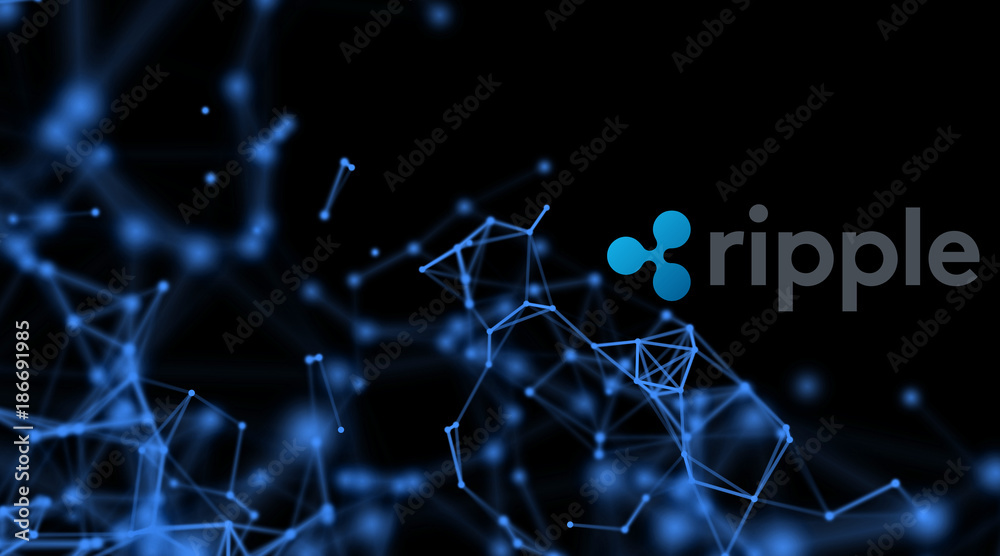 Ripple logo cryto Stock Illustration | Adobe Stock
