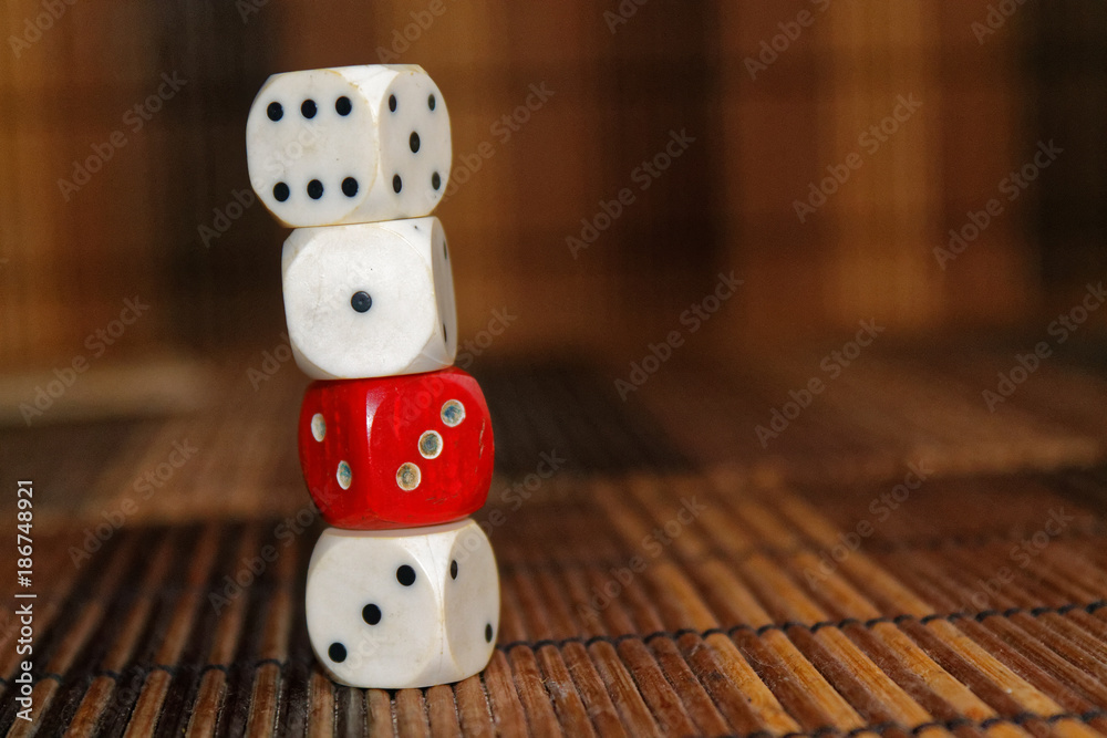 Three Sided Dice Six