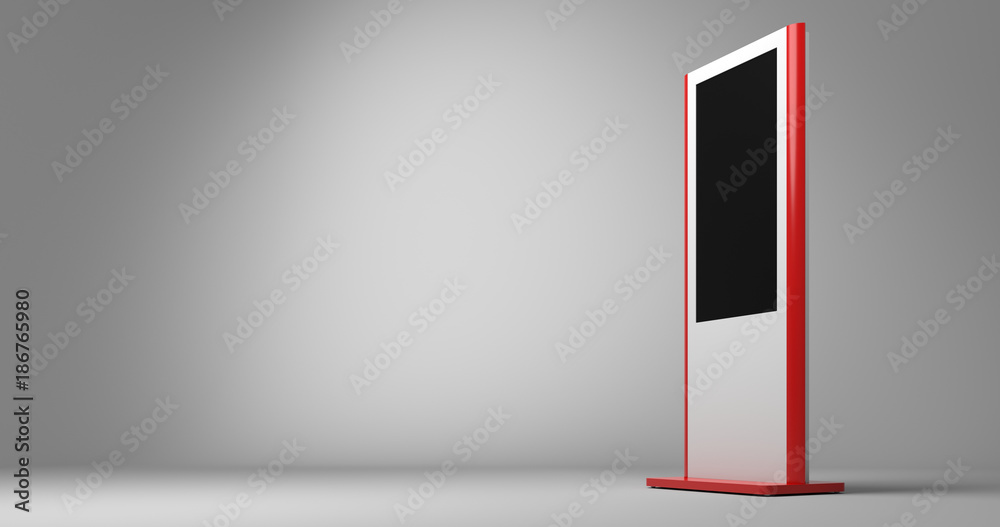 Retail store digital display, original detailed design and 3d rendering ...