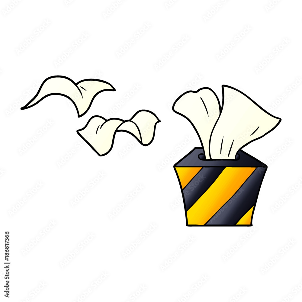 cartoon box of tissues Stock Vector | Adobe Stock