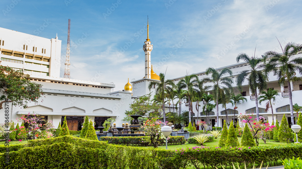 Old colonial office building of the governor-general in Surabya, East ...