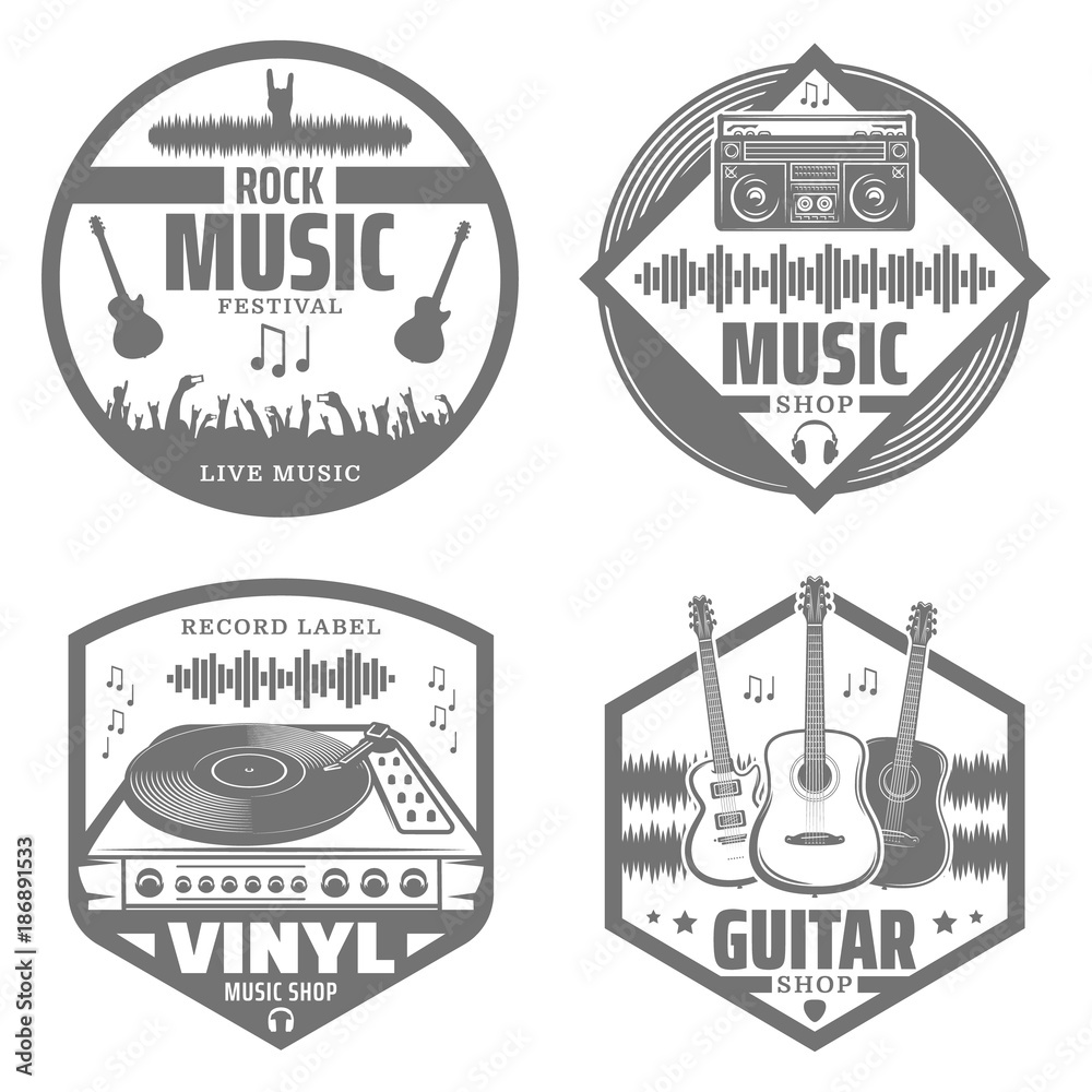 Rap Record Labels Emblems