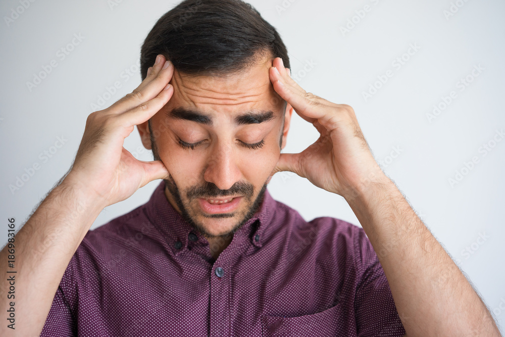 Person Thinking Hard