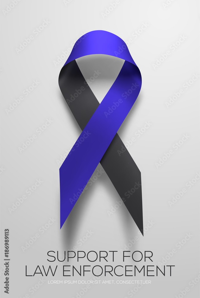 Support Law Enforcement Ribbon