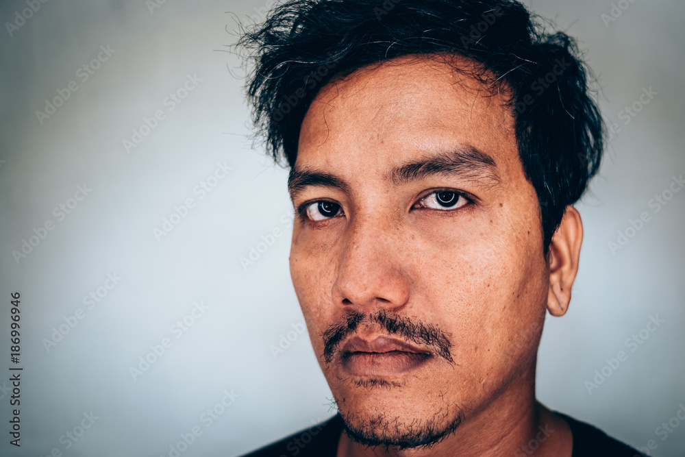 Depressed Man Face