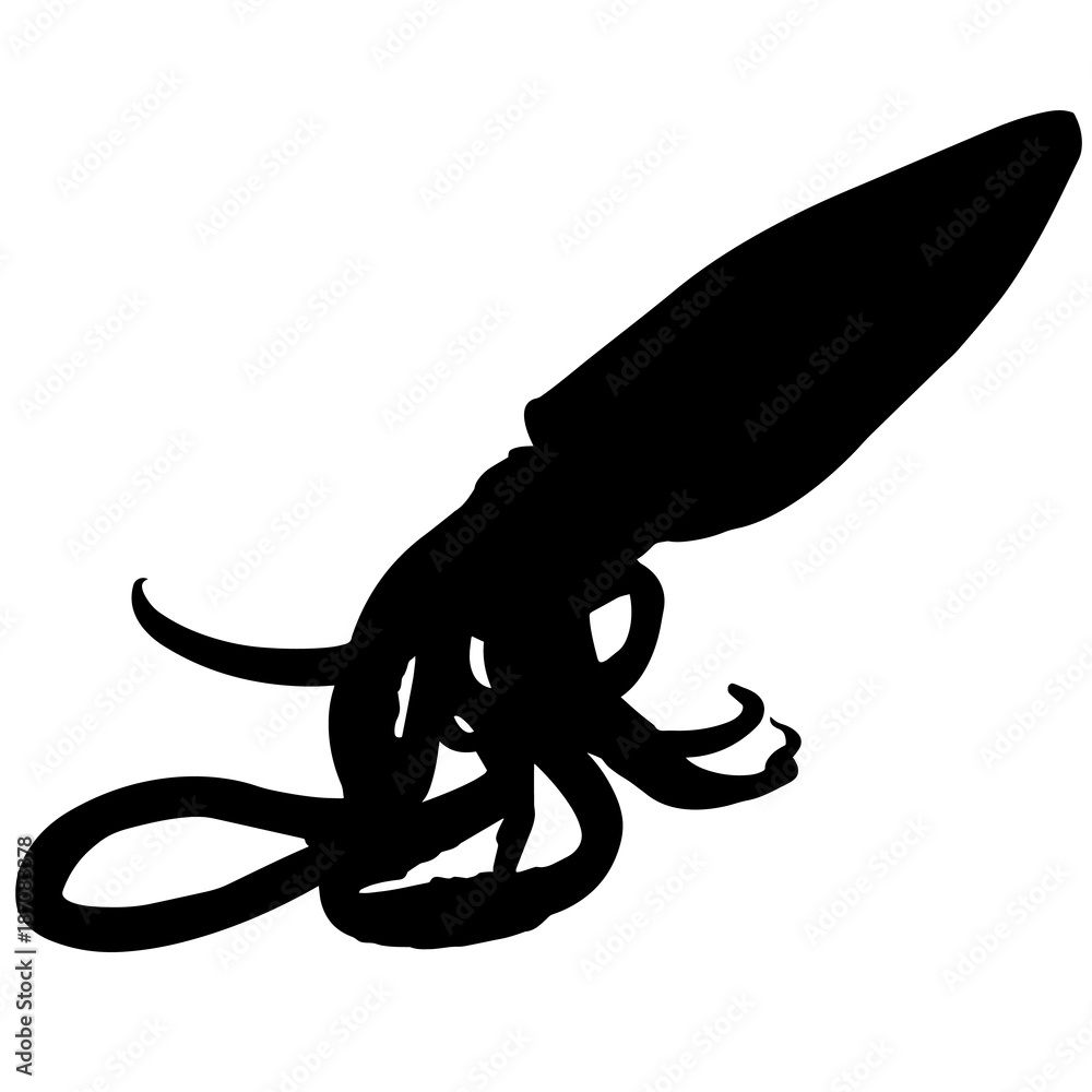 Squid Silhouette