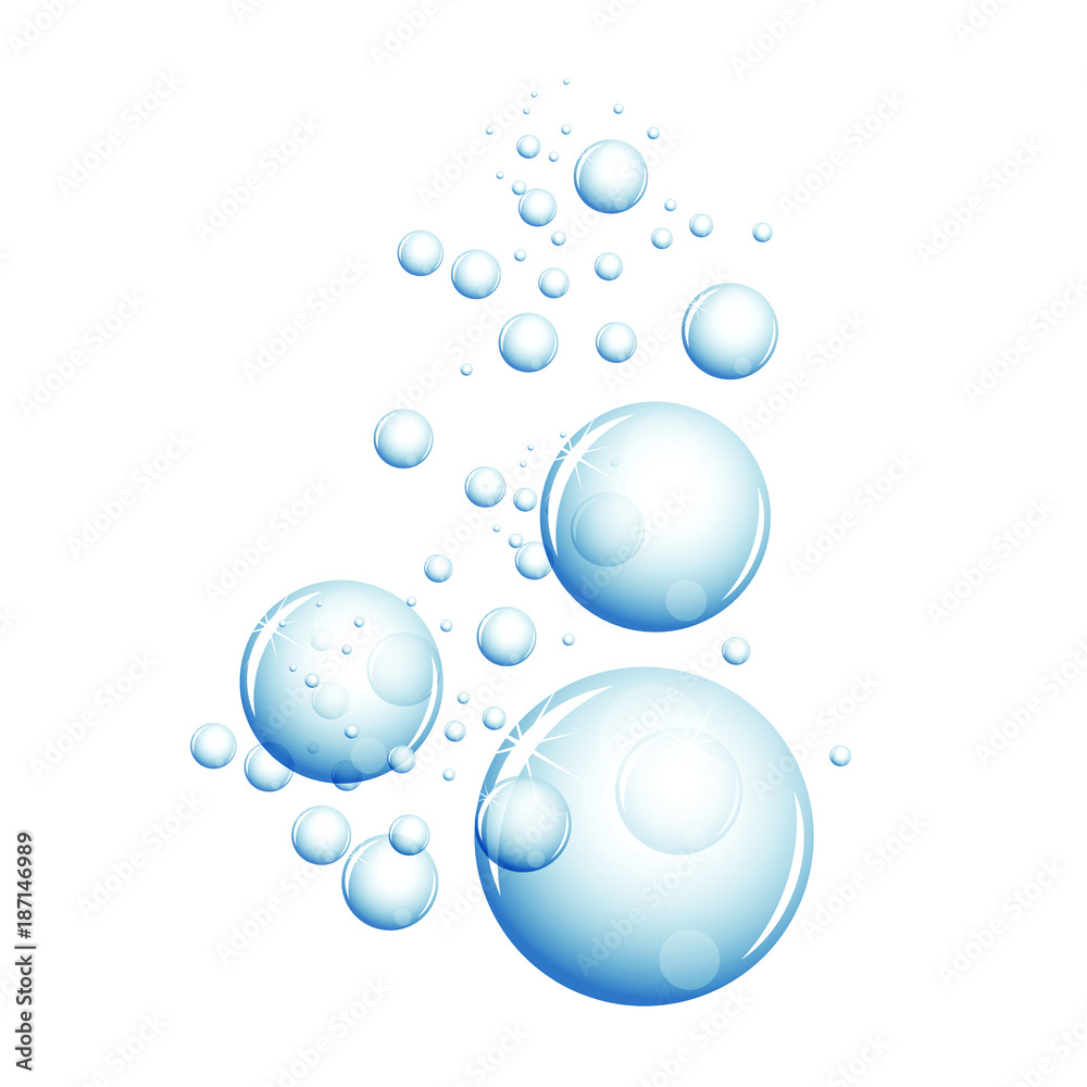 Bubbles vector design Stock Vector | Adobe Stock