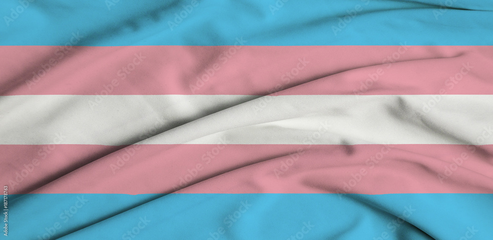 Transgender Flag Silk Stock Illustration | Adobe Stock