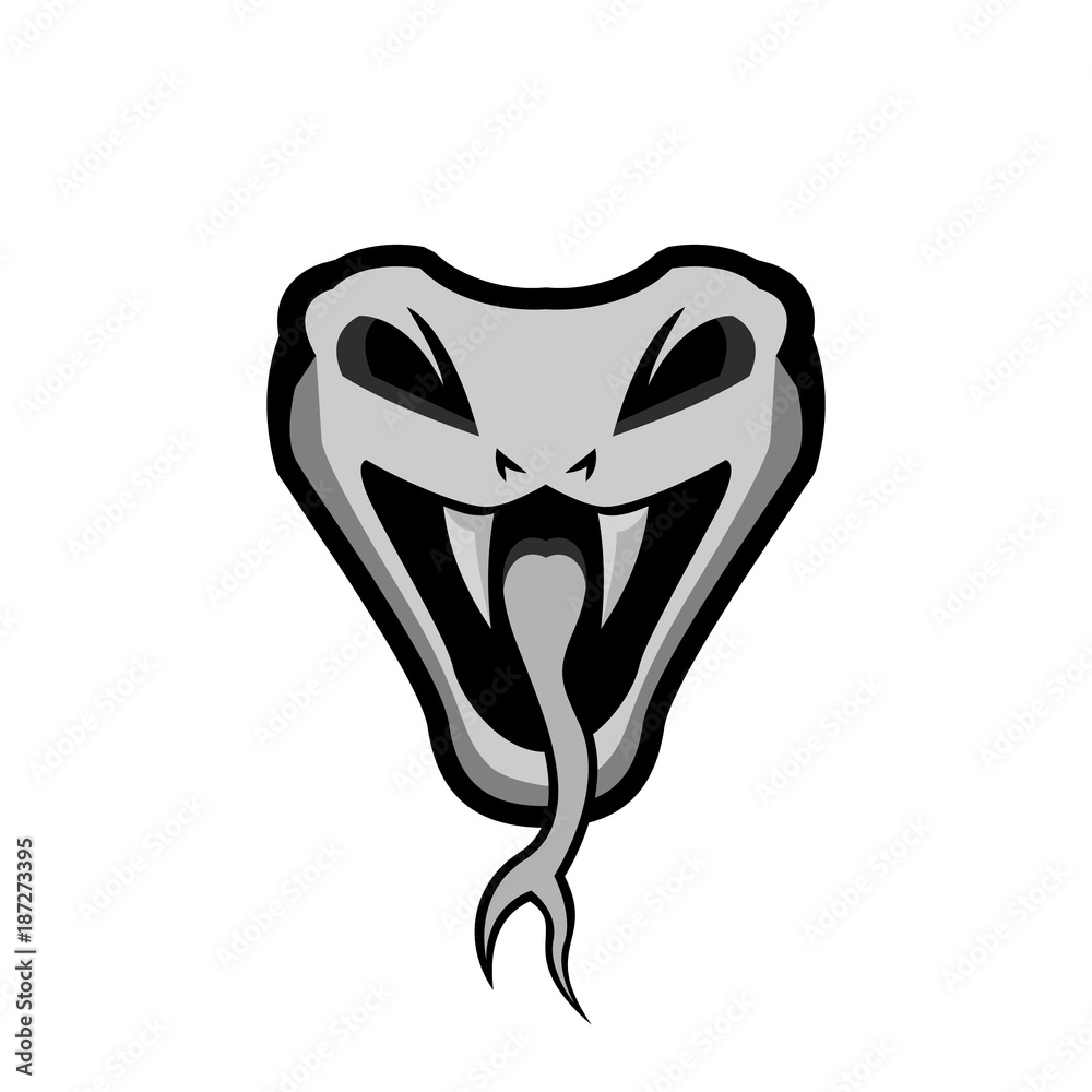 Viper head vector illustration Stock Vector | Adobe Stock