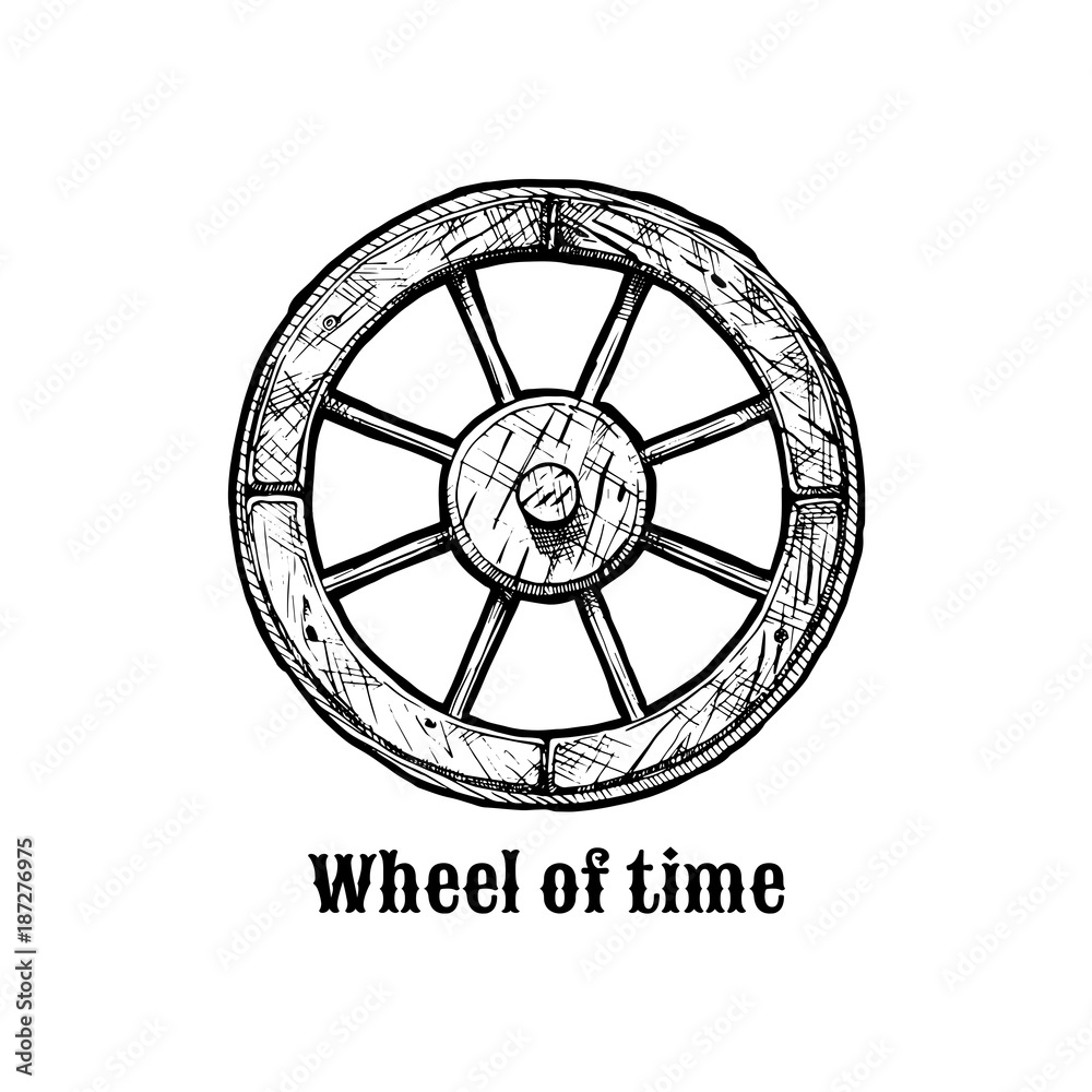 Wheel of history. Stock Vector | Adobe Stock