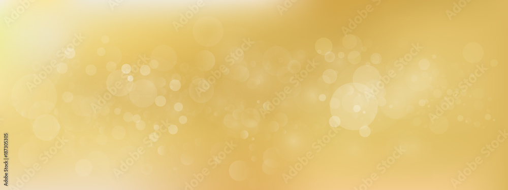 luxury Gold bokeh vector image for background. Stock Vector | Adobe Stock