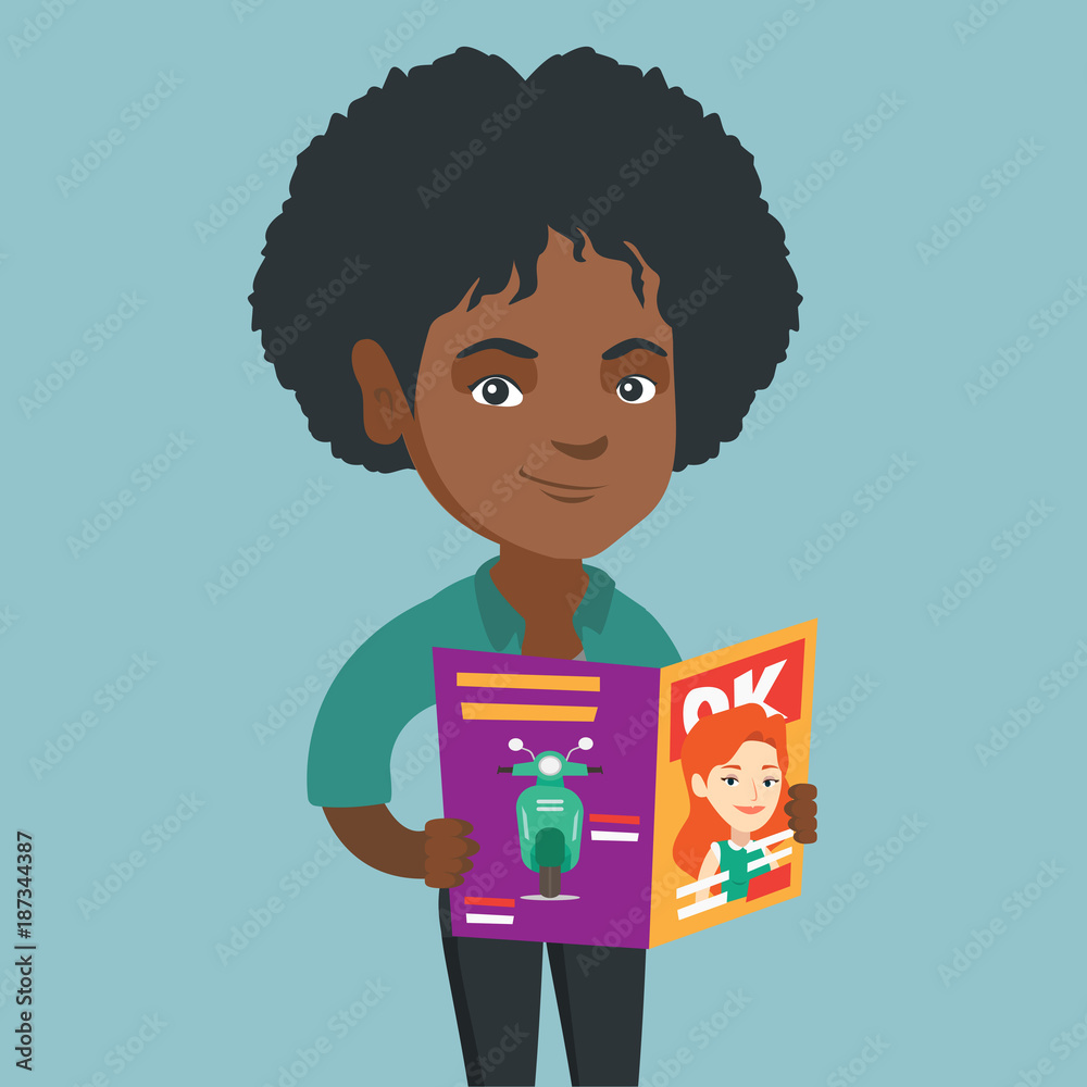 Cartoon Reading Magazine