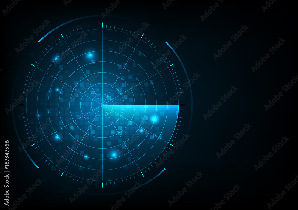Radar Stock Vector | Adobe Stock