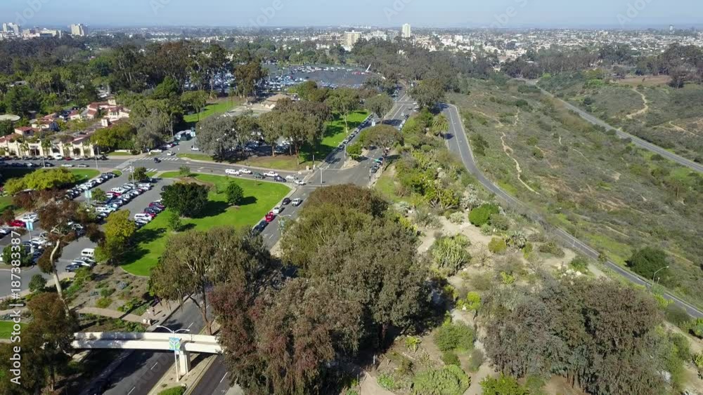 San Diego - Balboa Park Golf Course - Drone Video Aerial Video of ...