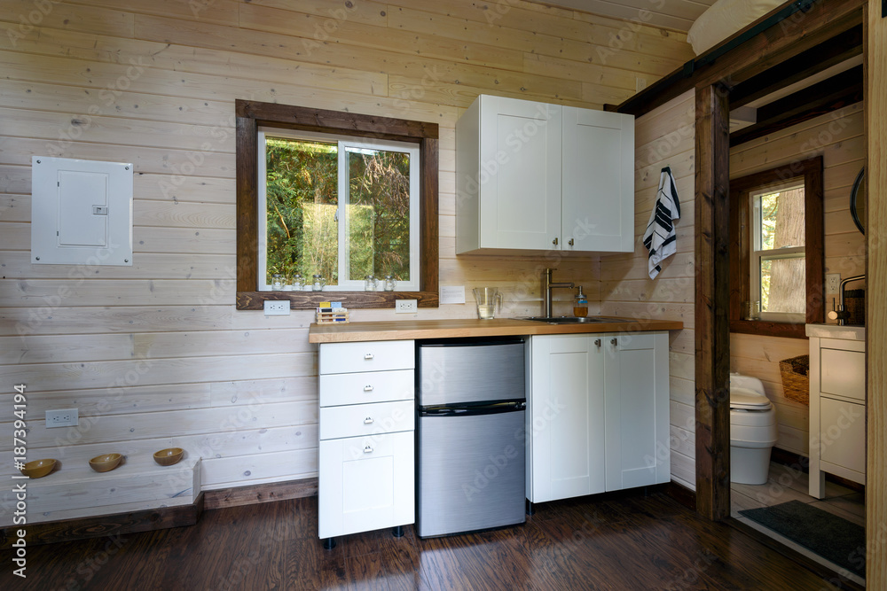 Tiny Rustic Kitchen