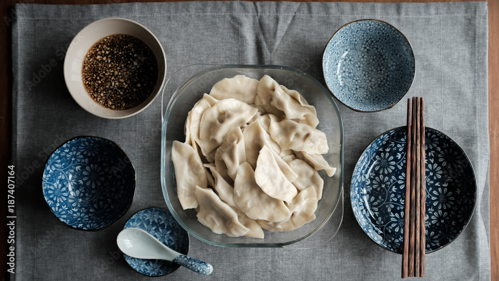 Chinese food on table Stock Photo | Adobe Stock