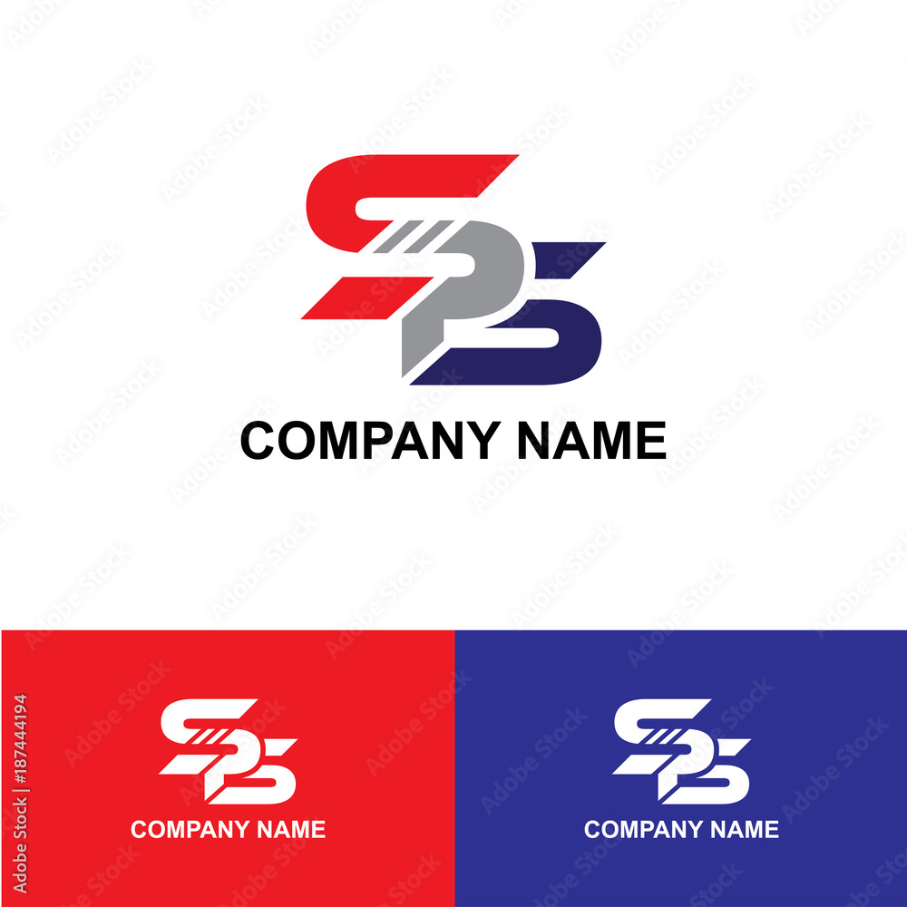 sps logo design Stock Vector | Adobe Stock