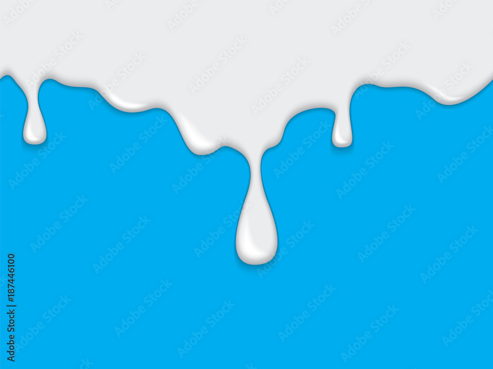 seamless pattern of a sticky white liquid Stock Illustration | Adobe Stock