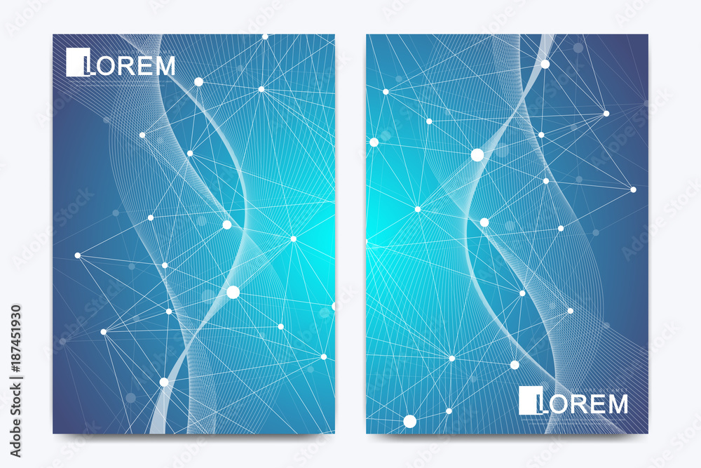 Modern vector template for brochure, Leaflet, flyer, advert, cover ...