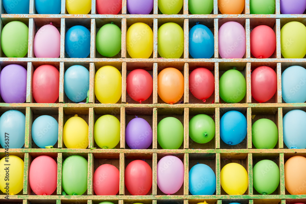 entertainment, party, amusement concept. there is a colorful background ...