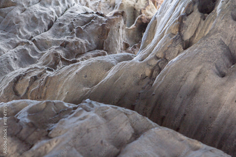 Stone texture in snow and ice. Mountain wall. Rock texture. Stock Photo ...