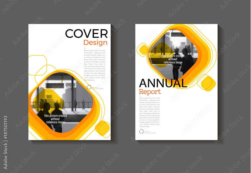 abstract yellow layout background modern cover design modern book cover ...