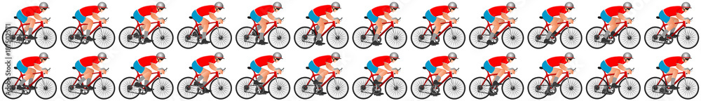 Cycle riding animation sprite sheet, loop animation, animation sprite ...