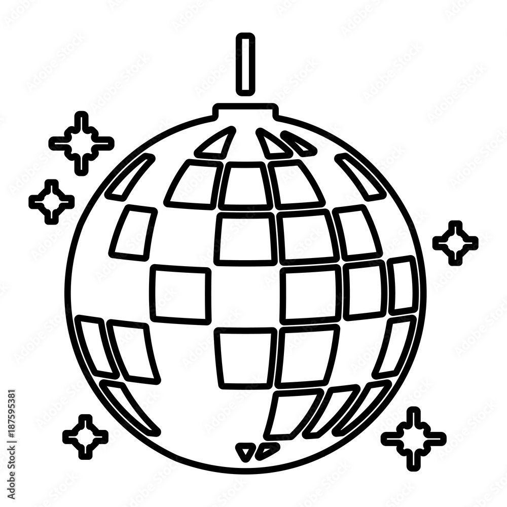 Party Icon - Discokugel Stock Vector | Adobe Stock