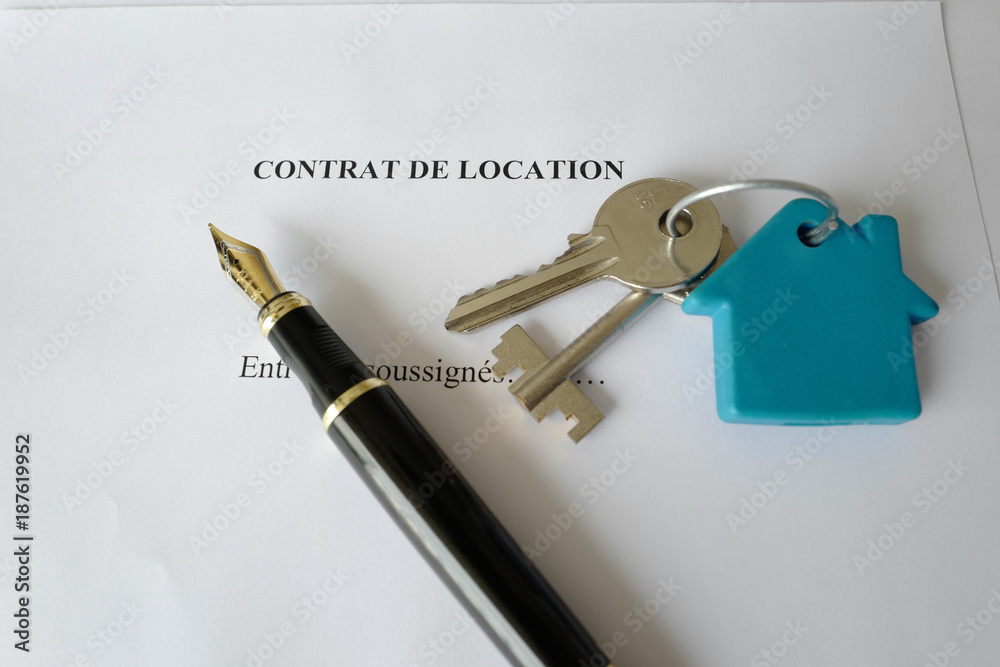 contrat de location Stock Photo | Adobe Stock