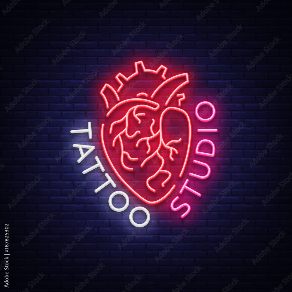 Tattoo Parlor Neon Signs