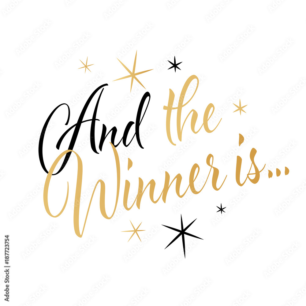 Vecteur Stock And the winner is | Adobe Stock