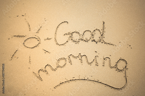 Good Morning In Sand
